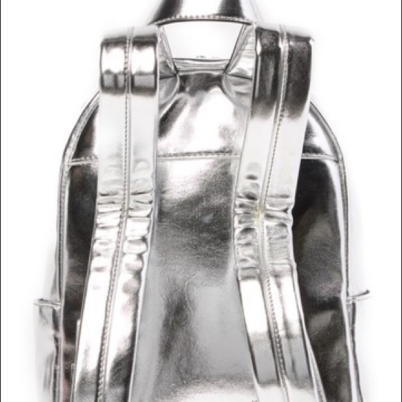 French Connection | Bags | Nwtsilver Small Backpack | Poshmark